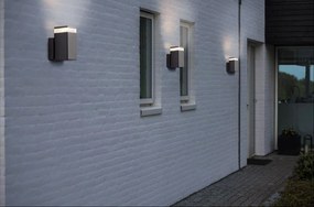 NOR 45321003 Venkovní nástěnné svítidlo Elm 1x20W GU10 černá čirá - NORDLUX