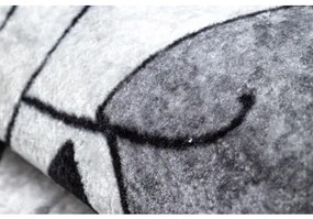 Dywany Luszczow Dětský kusový koberec JUNIOR 52107.801 pratelný  Medvědi, zvířata, ulice pro děti protiskluz, šedá Rozměr koberce: 80 x 150 cm