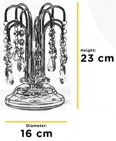 ONLI - Stolní lampa PIOGGIA 1xE14/6W/230V zlatá
