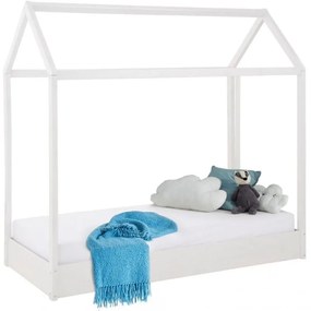 Danish style Dětská postel Emily, 191 cm, bílá