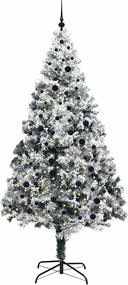 Umělý vánoční stromeček Bílá 240 cm PVC, ocel a plast 3396981