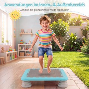 Costway Mini trampolína pro děti 65 cm velký trampolína odrazový můstek