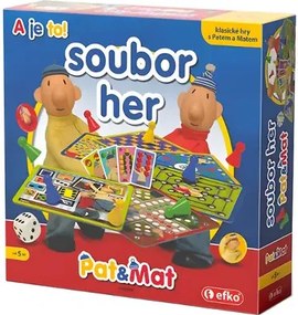 EFKO Soubor her Pat a Mat / Stolní hra / Rodinná / 50 variant her / od