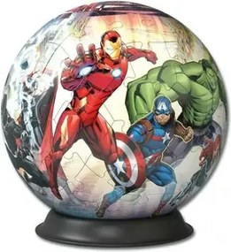 Ravensburger 3D Puzzle-Ball Marvel: Avengers / 72 dílků / od 6 let