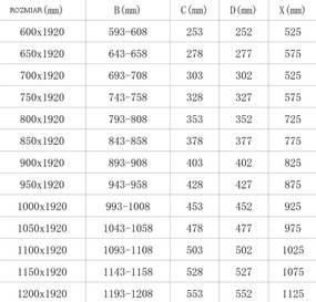 Mexen Lima skládací sprchové dveře 100 cm, transparentní, chrom - 856-100-000-01-00