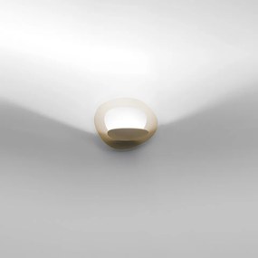 Artemide Pirce micro wall, zlaté designové nástěnné svítidlo, 27W LED 3000K, šířka: 22cm