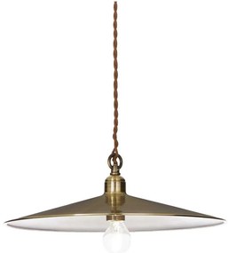 Ideal Lux - Lustr na lanku CANTINA 1xE27/42W/230V pr. 35 cm bronz