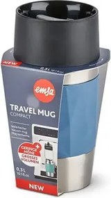 Emsa TRAVEL MUG Compact modrá / Termohrnek / 0,3 l / nerezová ocel