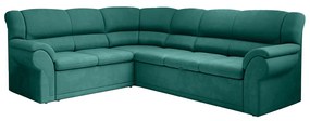 Rohová sedačka Kenfast (smaragdová) (L). 1034046