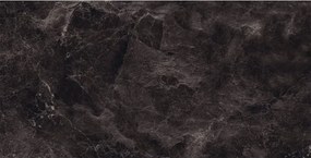 Mexen Merison Černý glazovaný rektifikovaný gres G1, dlaždice podlahovo-stěnová 120 x 60 cm, vysoký lesk