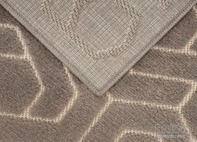 Breno Kusový koberec AMIRA 202 taupe, 80x150 cm, Hnědá