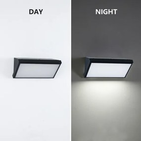 Brilagi-LED Stm ven nástěnné svít TRIANGLE 1xE27/6W/230V 2700-6500K IP65 černá