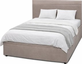 Postel Fro Pik 140x200 s roštem, úložným prostorem Mono 233, béž