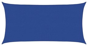 Plachta proti slunci 160 g/m² obdélník modrá 2,5 x 5 m HDPE 311511