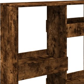 Knihovna kouřový dub 100 x 33 x 135 cm kompozitní dřevo 3309388