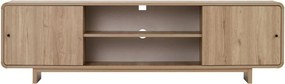 TV stolek v dekoru dubu ve světle přírodní barvě 180x52x34 cm Mirel – Nordure