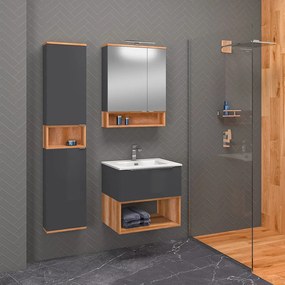 A-Interiéry Doplňková koupelnová skříňka vysoká Nelis CA V 35 P/L - nelis_ca_ v35pl