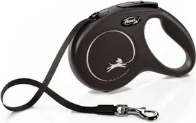 Flexi New Classic M 5m/25kg černá / Vodítko