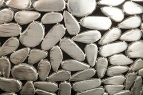 Konferenční stolek Stone Mosaic set 2 ks stříbrných Mango / 41433