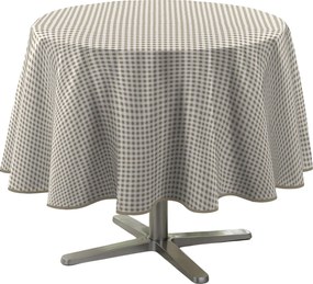 Kulatý ubrus MINI VICHY, Ø 160 cm, kostka