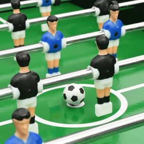 Skládací stolní fotbal 121 x 61 x 80 cm černý,  91938