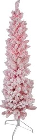 Růžový zasněžený umělý vánoční stromek Christmas Tree S - 30*30*120 cm