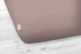 Jersey prostěradlo - new collection starorůžové na výšku matrace do 20 cm Velikost: 90 x 200