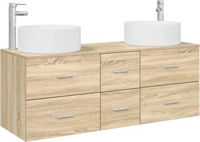 Sada koupelnového nábytku 3 ks Dub sonoma 49,5 x 44,5 x 65,5 cm 3405957