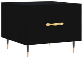 vidaXL Konferenční stolek černý 50 x 50 x 40 cm kompozitní dřevo