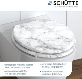 Eisl Sanitär WC prkénko MDF Soft Close Marmor Stone 80194