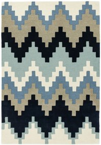 Modrý  koberec Blondie Cuzzo Blue Rozměry: 80x150 cm