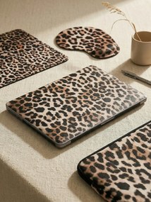Sinsay - Samolepka na notebook s leopardím vzorem - hnědá