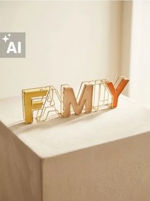 Sinsay - Nástěnná dekorace FAMILY - vícebarevná