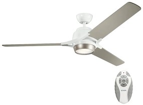 Elstead | Kichler KLF-ZEUS-60-WHT-LED Stmívatelný stropní ventilátor ZEUS LED/10W/230V +DO | ED0424