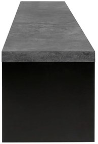 Betonově šedá lavice TEMAHOME Detroit 140 cm
