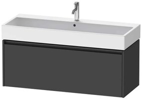 Duravit Ketho.2 - Umyvadlová skříňka 44x118x46 cm, 1 zásuvka, grafit mat K25079049490000