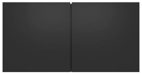 vidaXL Závěsné TV skříňky 2 ks černé 60 x 30 x 30 cm
