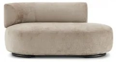 K-Wait Chaise lounge  Chenille levá područka béžová Kartell