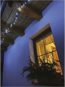 Vánoční osvětlení EMOS D4AC01 ZY0801T 40LED řetěz 4m studená bílá s časovačem