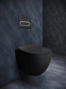 Ravak WC Uni Chrome RimOff závěsný černý - X01794
