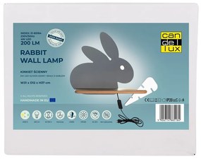 Šedé dětské svítidlo Rabbit – Candellux Lighting