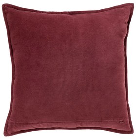 Butlers COTTON VELVET Polštář 45 x 45 cm - bordó