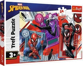 TREFL Puzzle Marvel Spiderman: Pavoučí smysly MAXI / 24 dílků / 60 x 4
