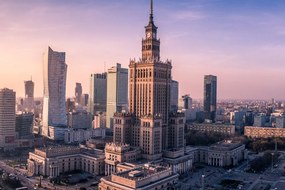Obraz Panorama Města Varšavy Nedostatek Nedostatek Plátno Canvas 40x30