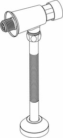 MEREO - Pisoárová sada s tlačným ventilem 1/2" x 1/2", CBT804S
