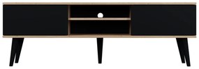 TV stolek TORONTO 160 cm dub artisan/černý