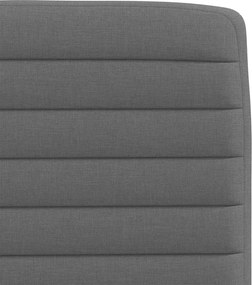 Otočné jídelní židle 6 ks tmavě šedé textil 3315545