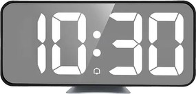 Hodiny s bluetooth synchronizací CA08, černá