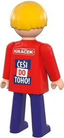 EFKO Igráček Fanoušek MS v hokeji 2024 červený dres / Výška 7,5 cm / o