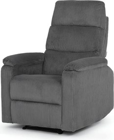 Sedací souprava, polohovací, šedá, manšestrová látka, ASD-C5981 GREY6